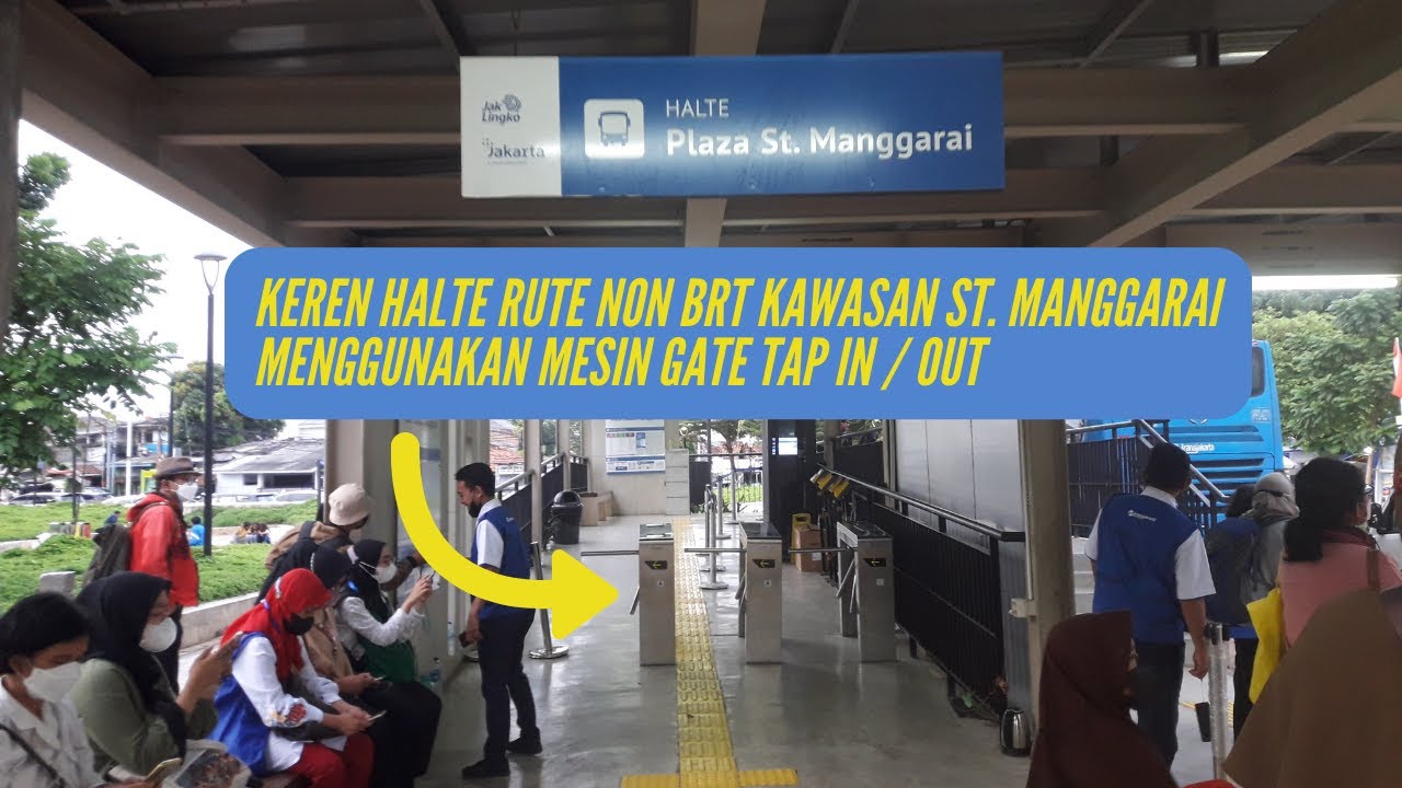 Semakin Nyaman Gak Kalah dengan Halte BRT Kini Halte Plaza St ...