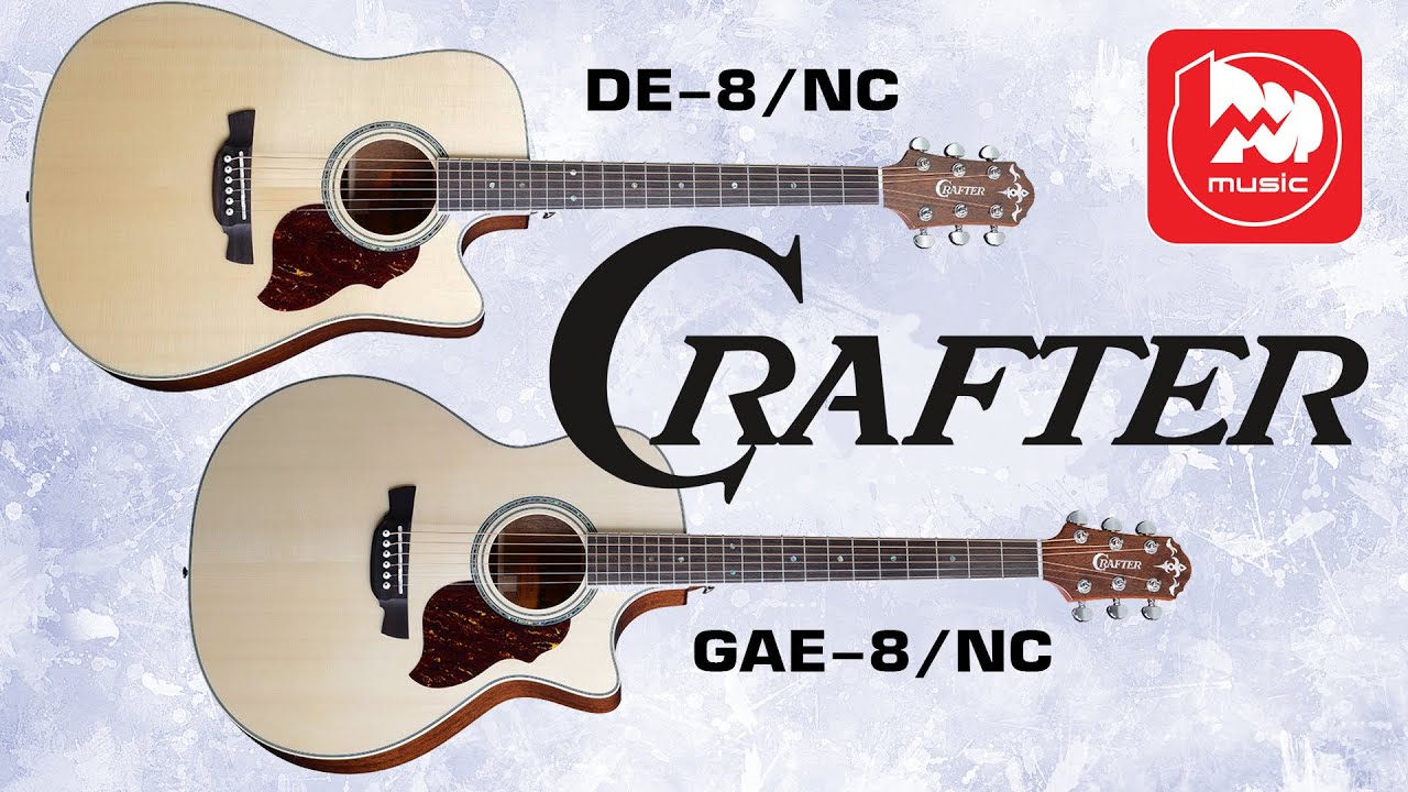 Электроакустические гитары CRAFTER DE-8/NC (дредноут) и CRAFTER GAE-8 ...