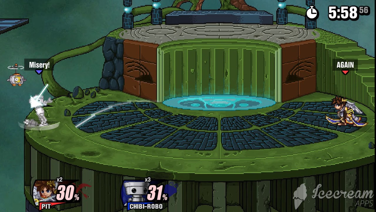 Pit vs Chibi Robo (Competitive SSF2) - YouTube