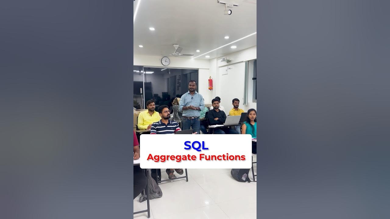Aggregate Functions of SQL | What is SQL aggregation? | Question & Answer with Ankush Sir - YouTube
