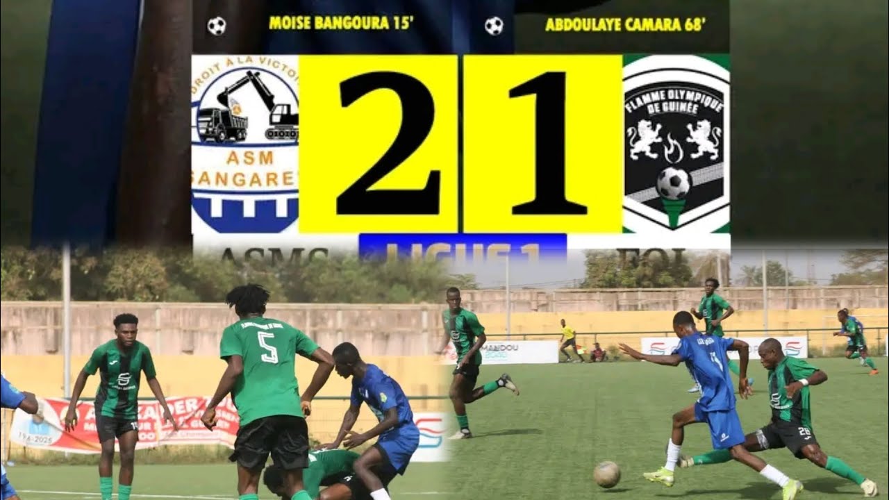 Ligue 1 Guicopress : ASM Sangaredi tape la Flamme Olympique en début de ...