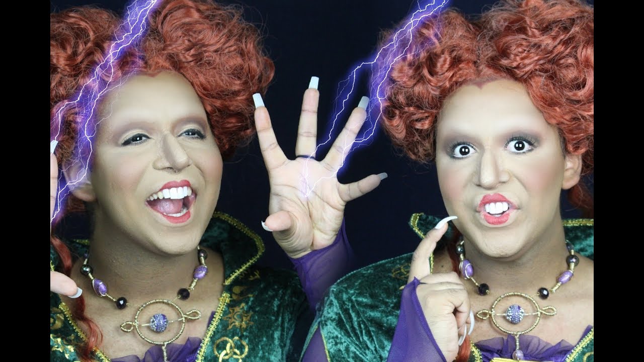 WINIFRED SANDERSON MAKEUP | Witchyween - YouTube