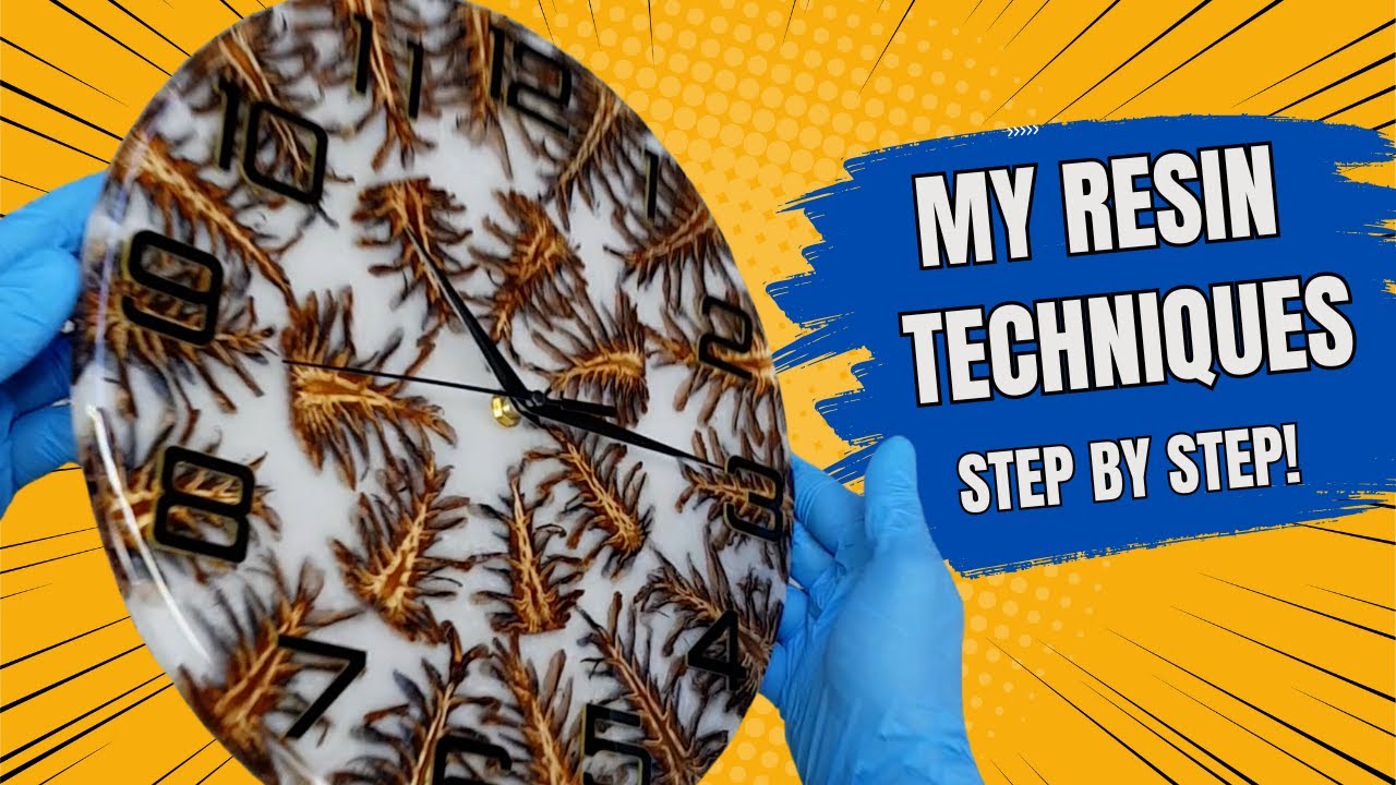 Step-by-Step DIY - How to Make a Unique Epoxy Resin and Pine Cone Clock ...