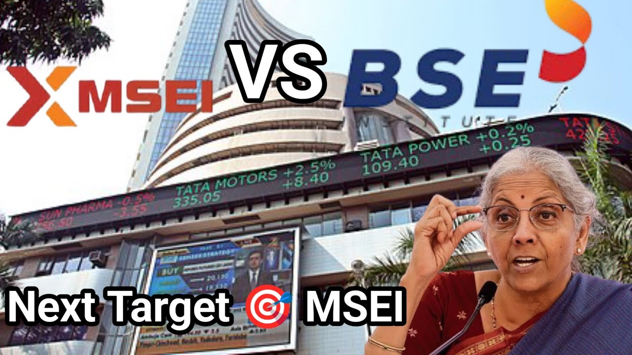 MSEI vs BSE share price analysis| metropolitan stock exchange| MSEI ...