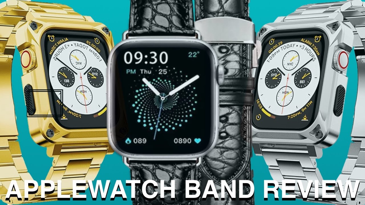 Best luxury Watch bands for 44MM Apple Watch - YouTube