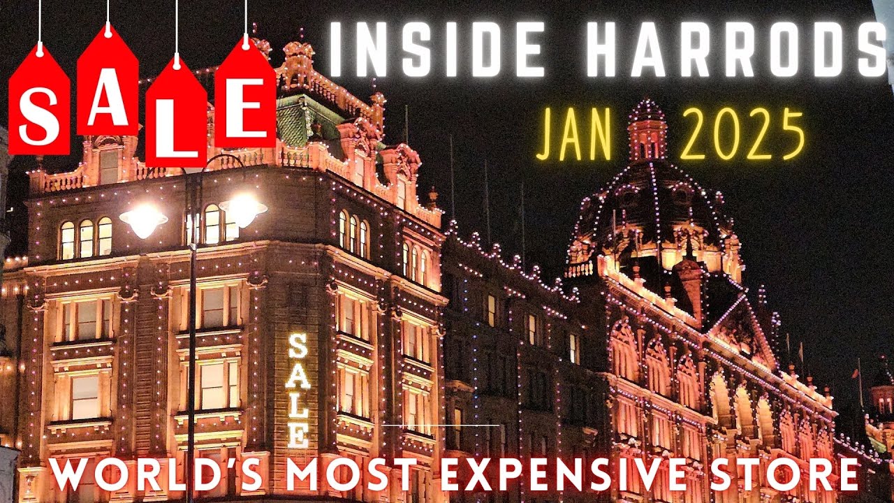 INSIDE HARRODS World's Most Expensive Store | CRAZY SALE 2025 | Luxury ...