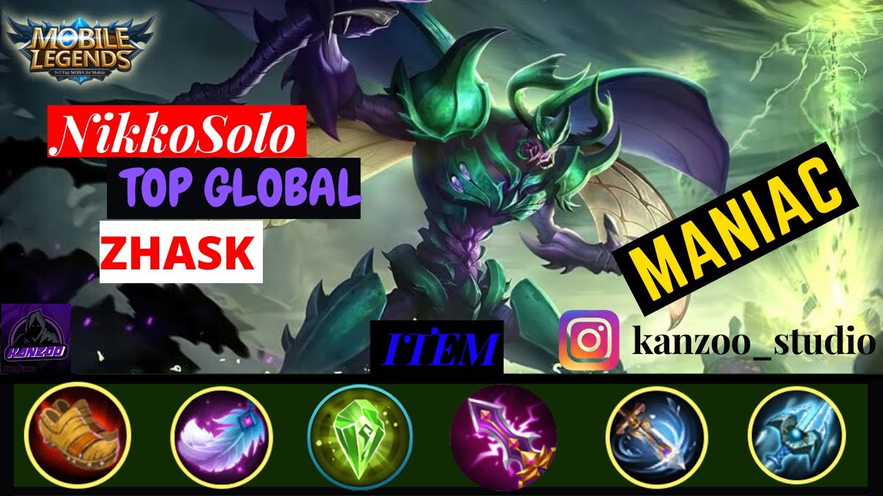 Zhask Extraterrestrial, New Skin Gameplay, BY Top Global Zhask [ MANIAC ...