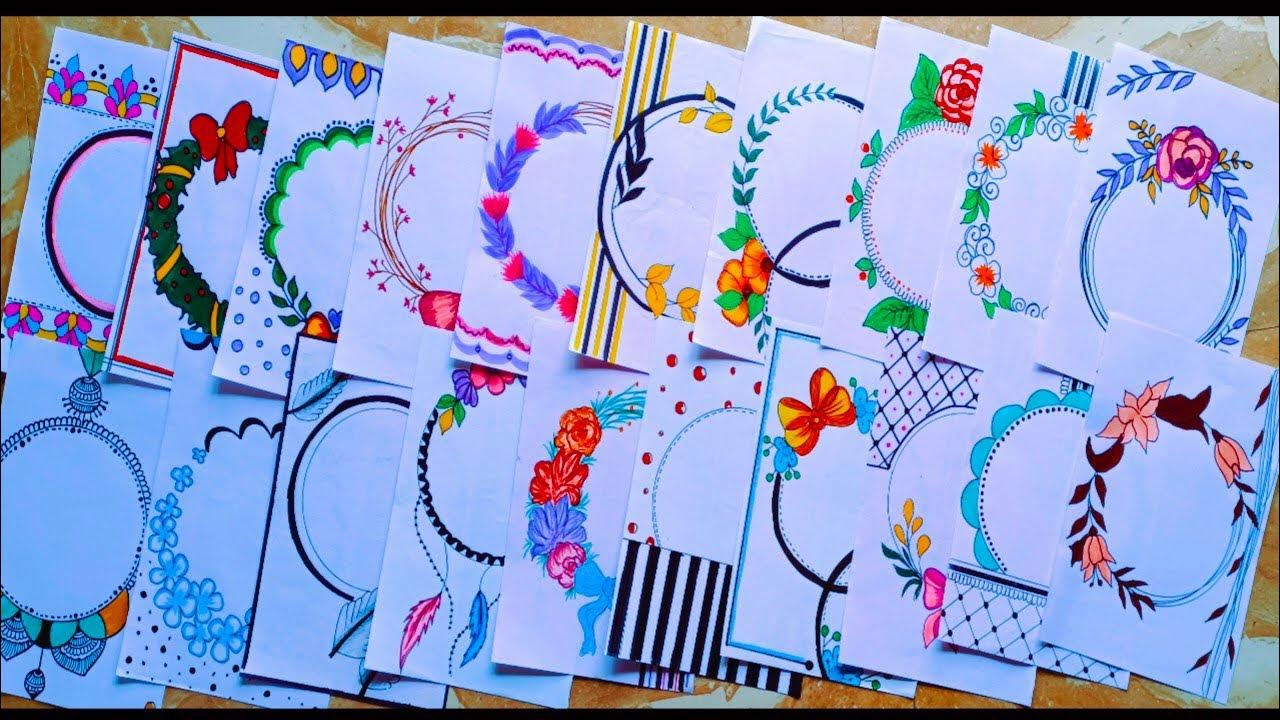 50 CIRCLE ⭕ DESIGNS/ PROJECT WORK DESIGNS/ ASSIGNMENT FRONT PAGE DESIGN ...