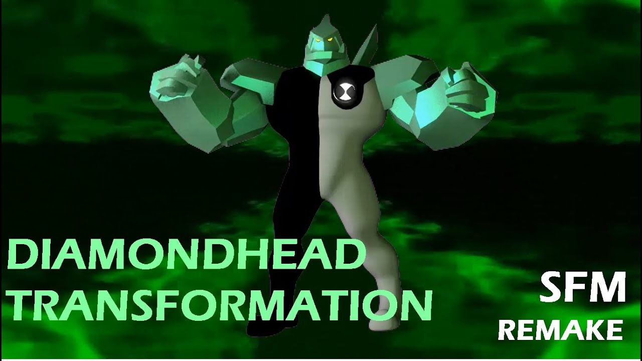 (SFM)(BEN 10) Diamondhead transformation / REMAKE - YouTube