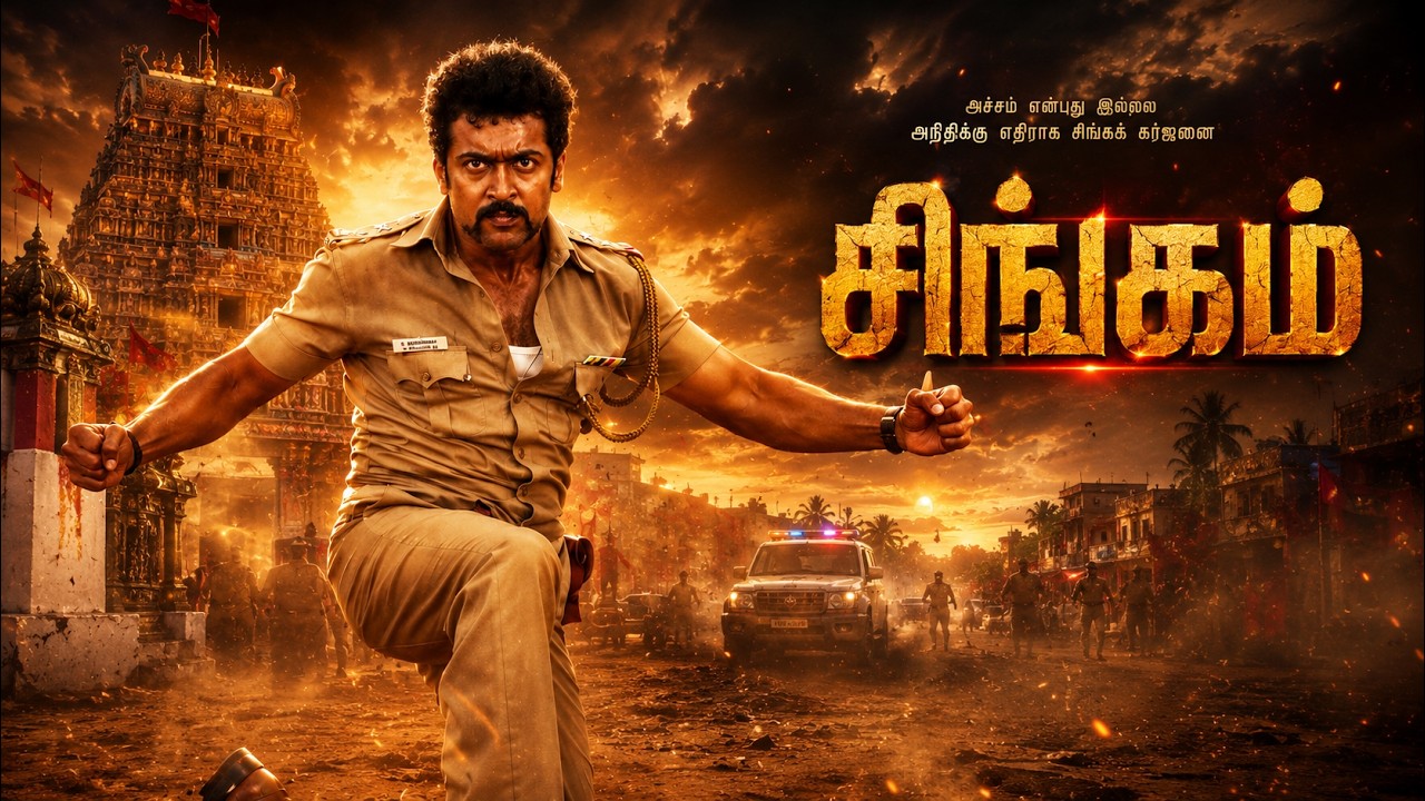 SINGAM 1 TEASER [TAMIL] 4K HD | SURIYA | ANUSHKA | VIVEK | PRAKASH RAJ ...