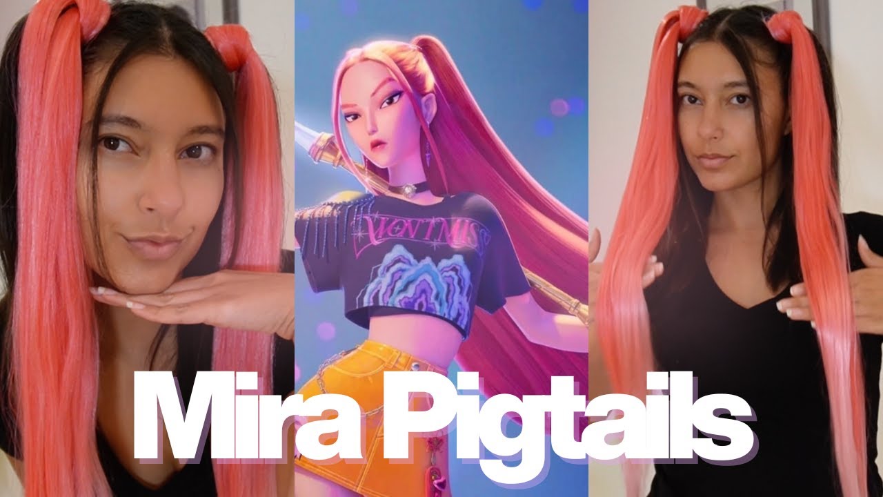 Easy Mira Hairstyle from K-Pop Demon Hunters - YouTube