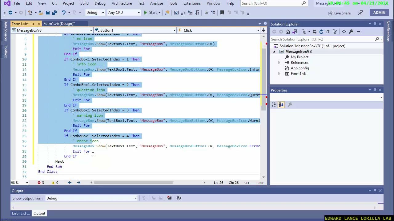 【VISUAL VB NET】Message Boxes - YouTube