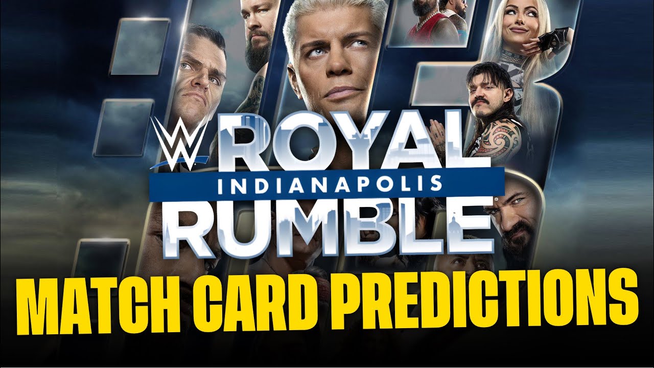 WWE Royal Rumble 2025 - Match Card Predictions - YouTube