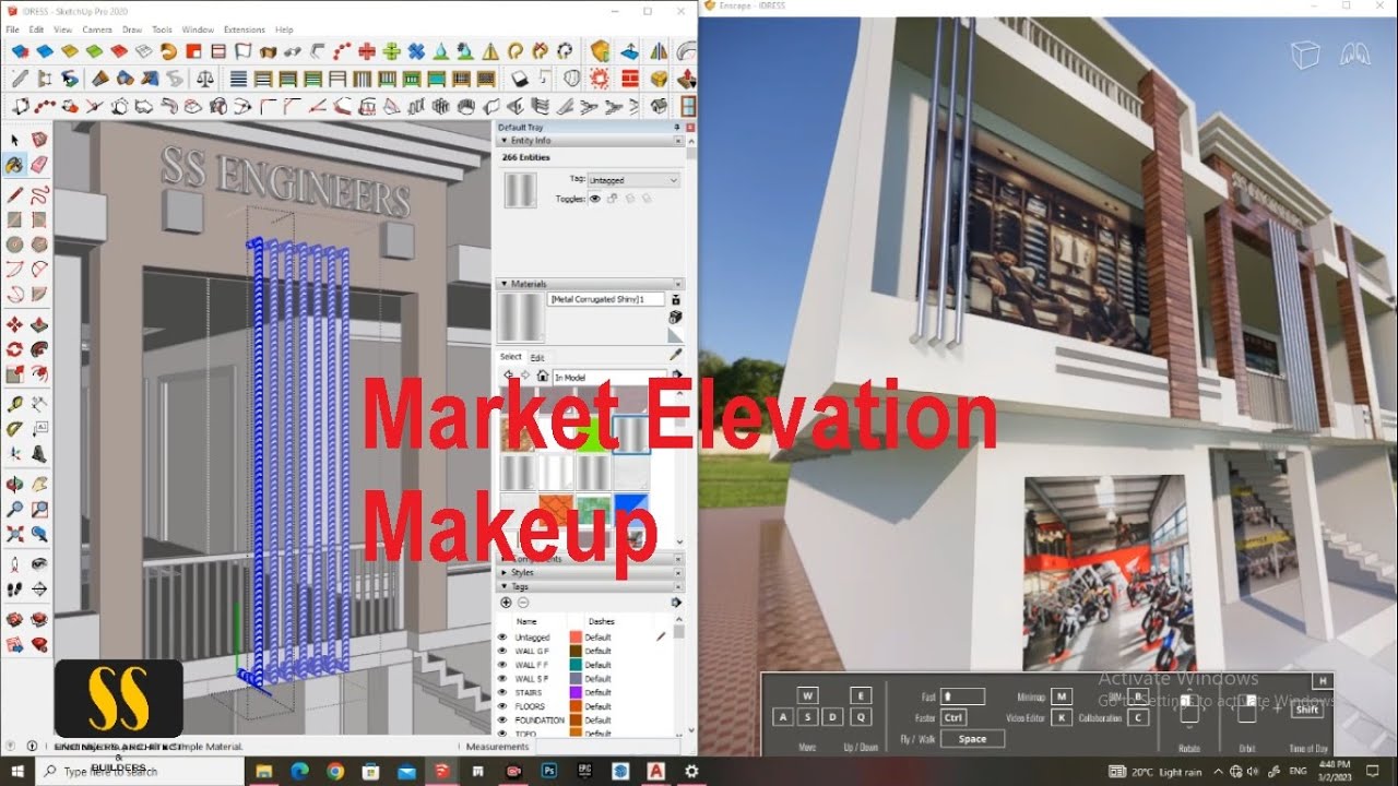 market front makeup | plaza elevation - YouTube
