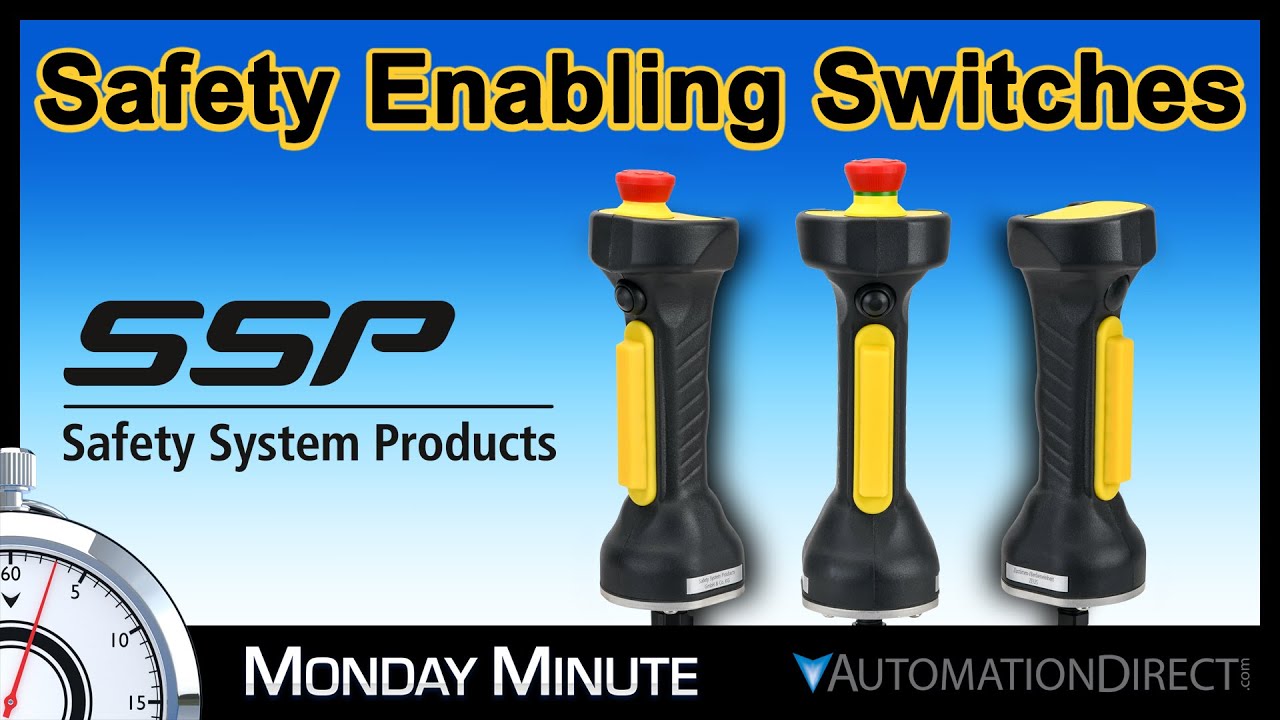 SSP Safety Enabling Switches from AutomationDirect - YouTube