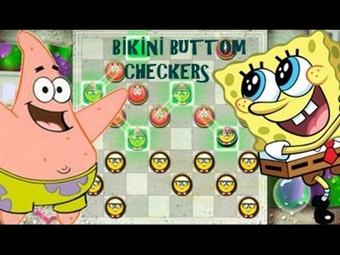 Spongebob Squarepants- Bıkını Bottom Checkers -Nickoledeon Game - YouTube