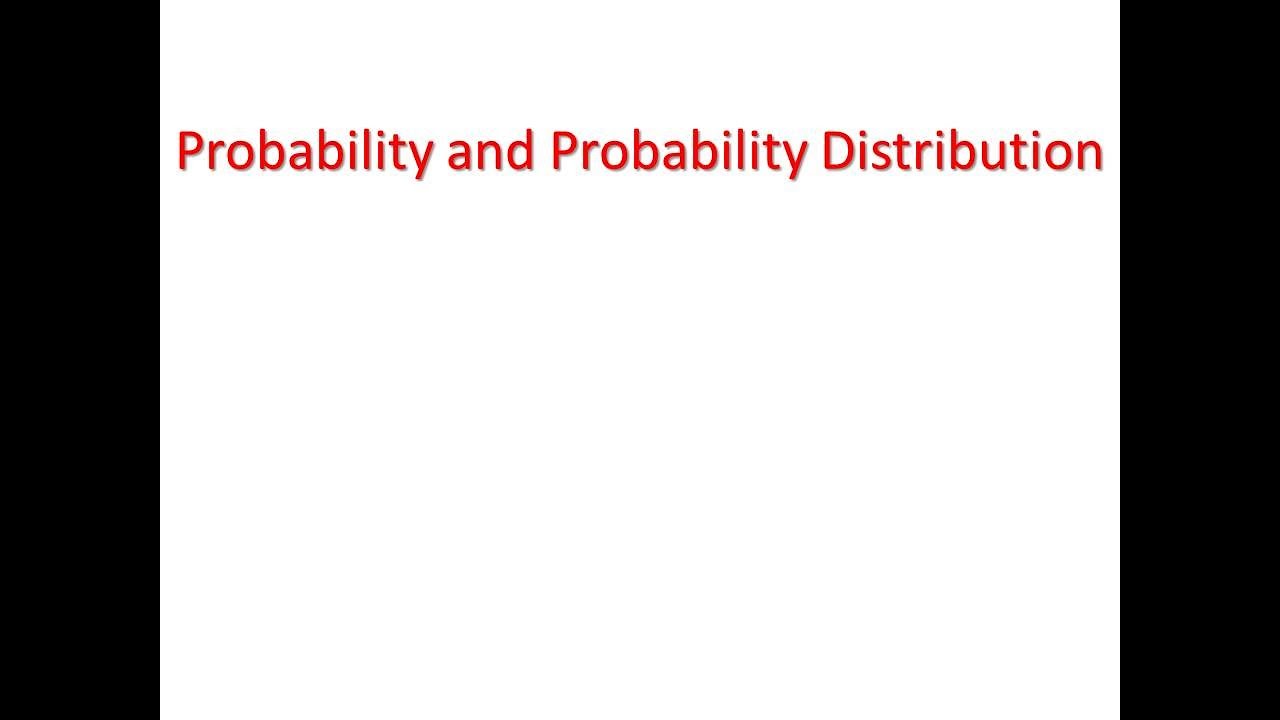 8 Introduction to probability - YouTube