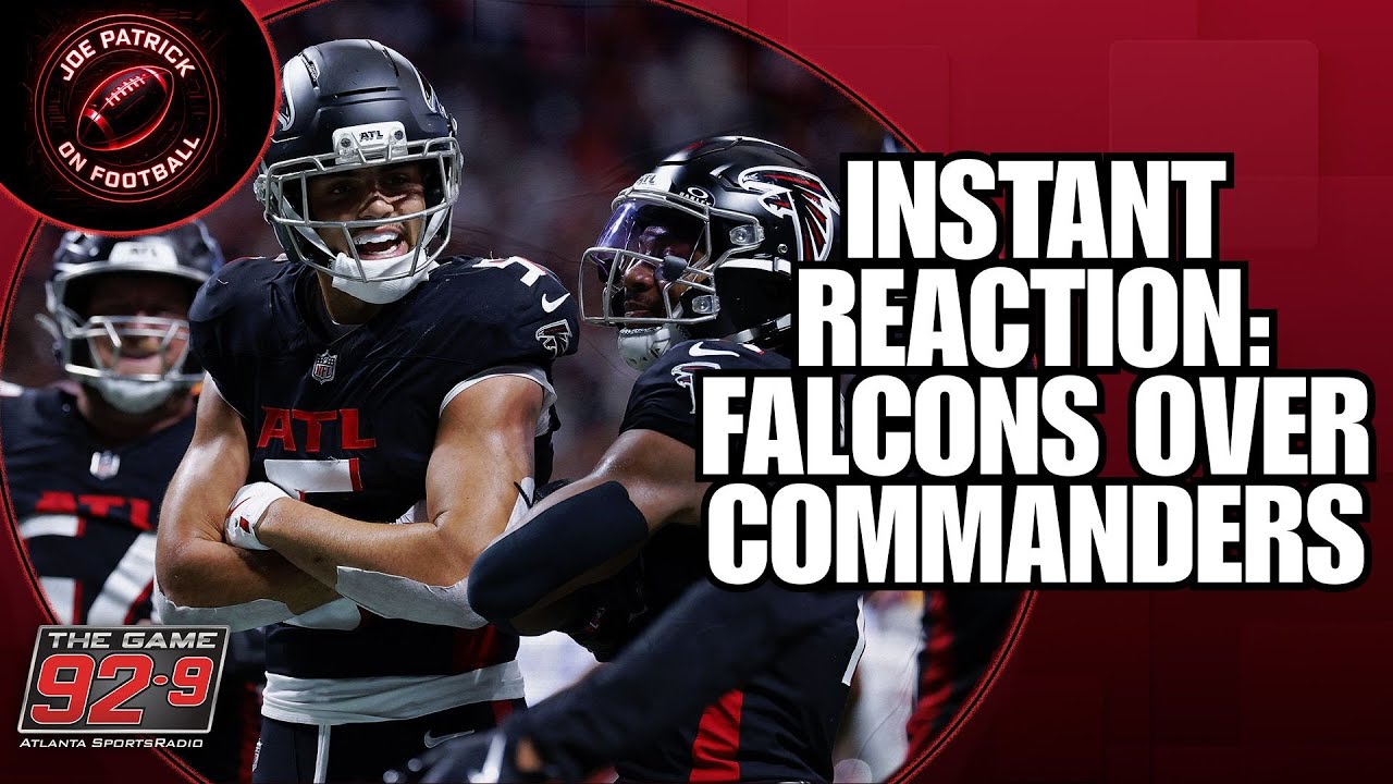 Instant Reaction: Falcons BEAT Commanders, 34-27 - YouTube