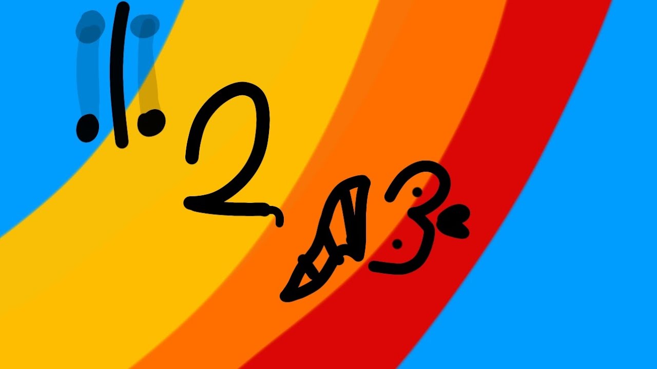 Abstract Number Count 1 to 19 - YouTube