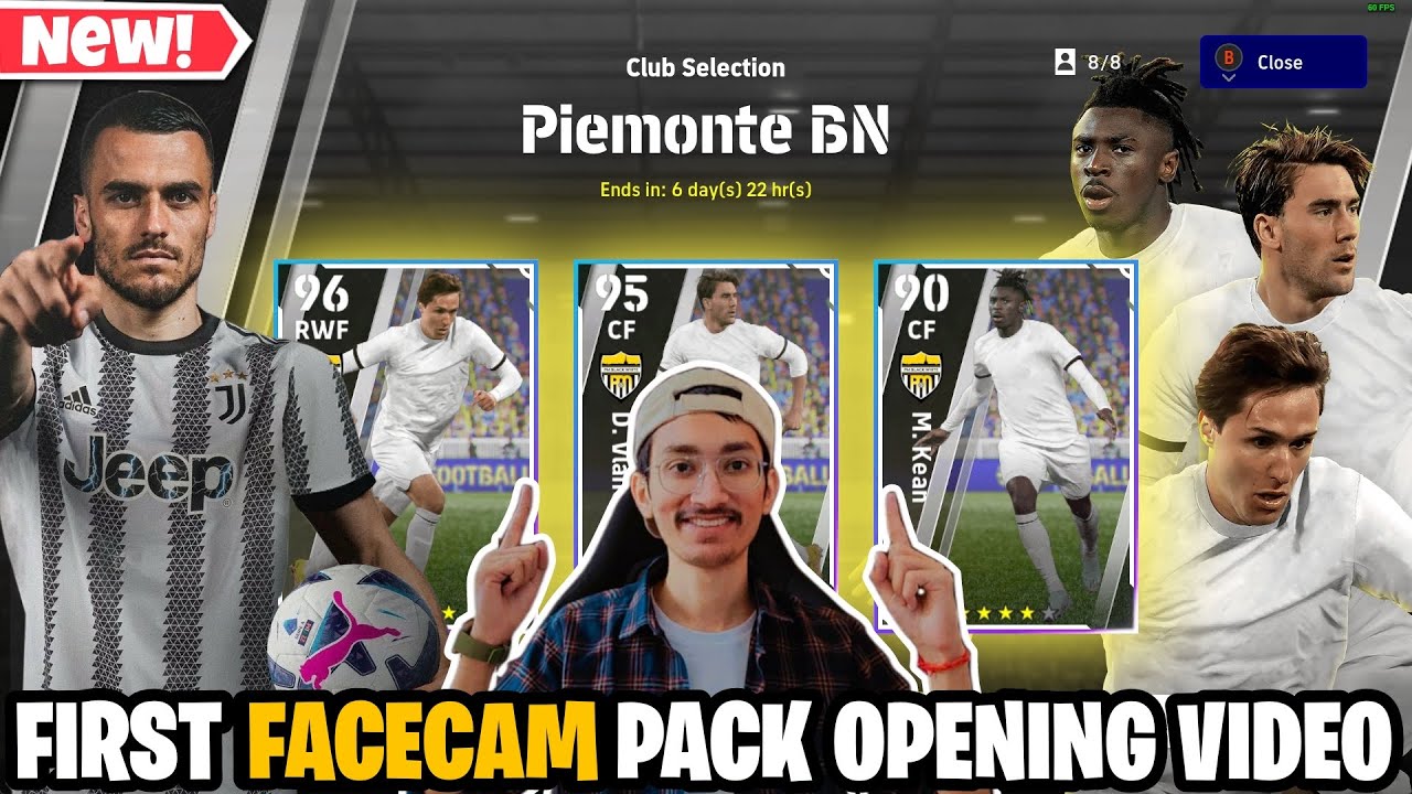 Club Juventus / Piemonte BN Pack Opening with FACECAM💥efootball Mobile ...