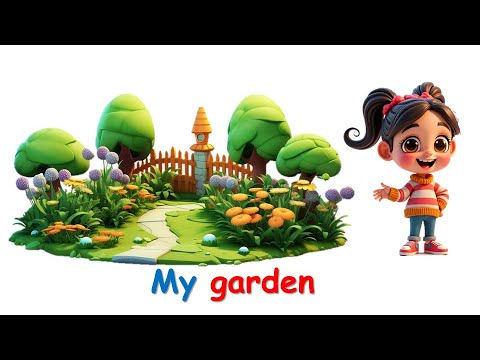 🌳 GARDEN Song for Kids | English Vocabulary | ESL Learning - YouTube