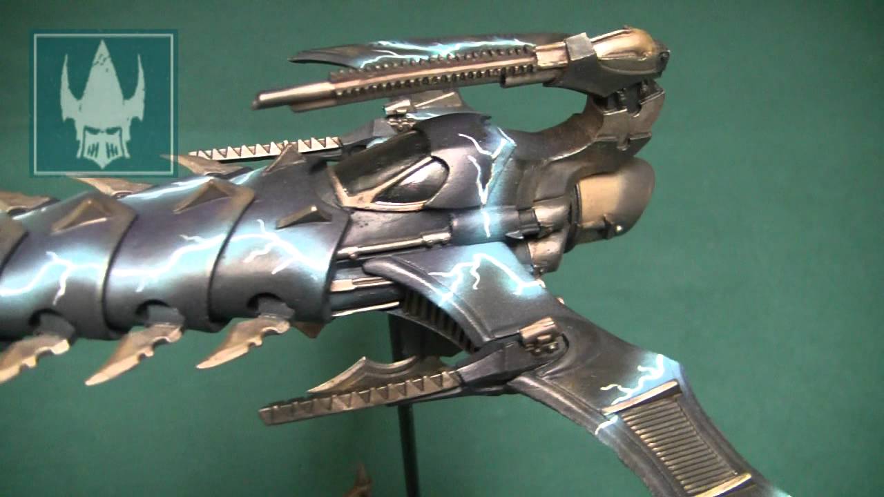 Forge World Dark Eldar Raven Fighter. - YouTube