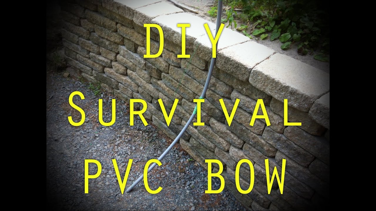 DIY SURVIVAL PVC BOW - YouTube
