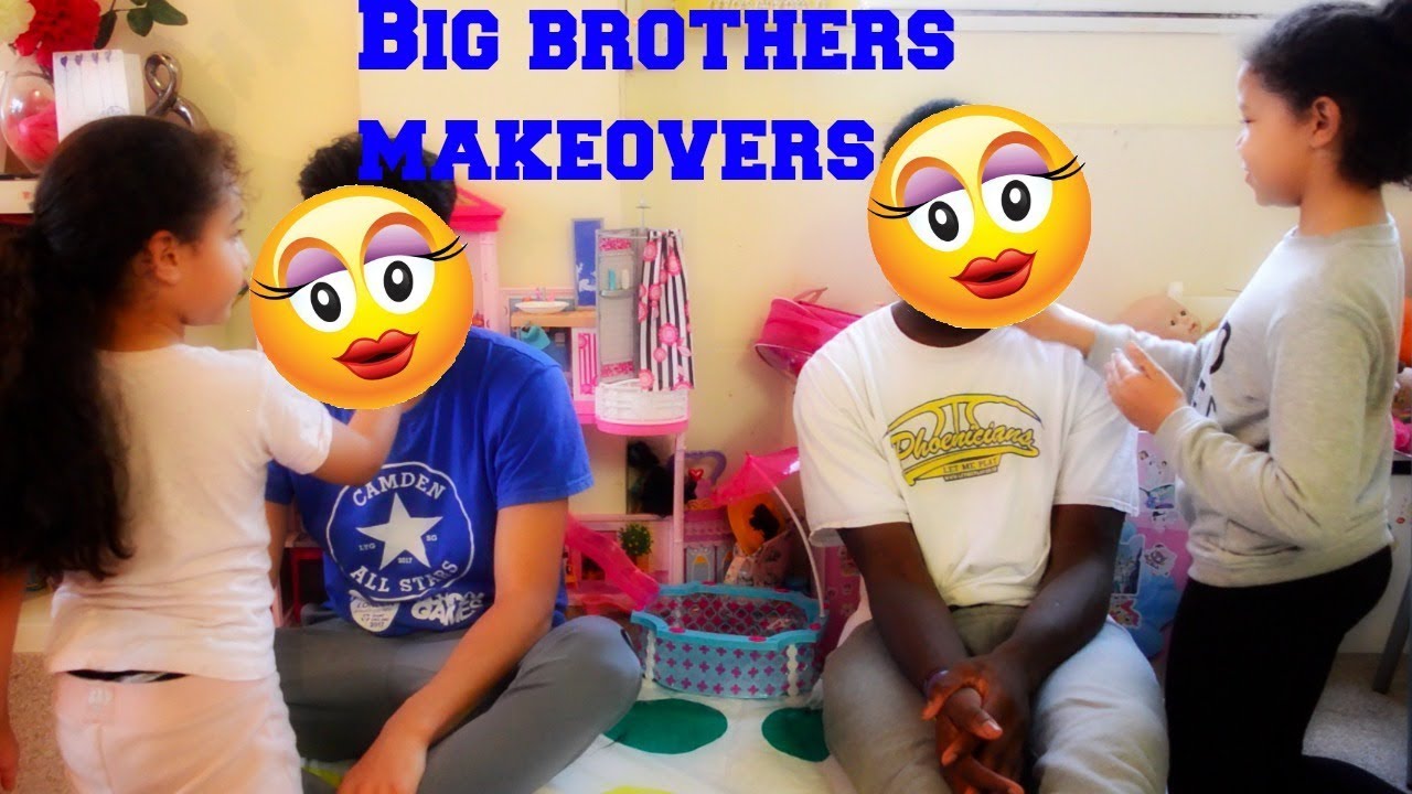 KIDS MAKEUP CHALLENGE ON THE BOYS!!!! - YouTube