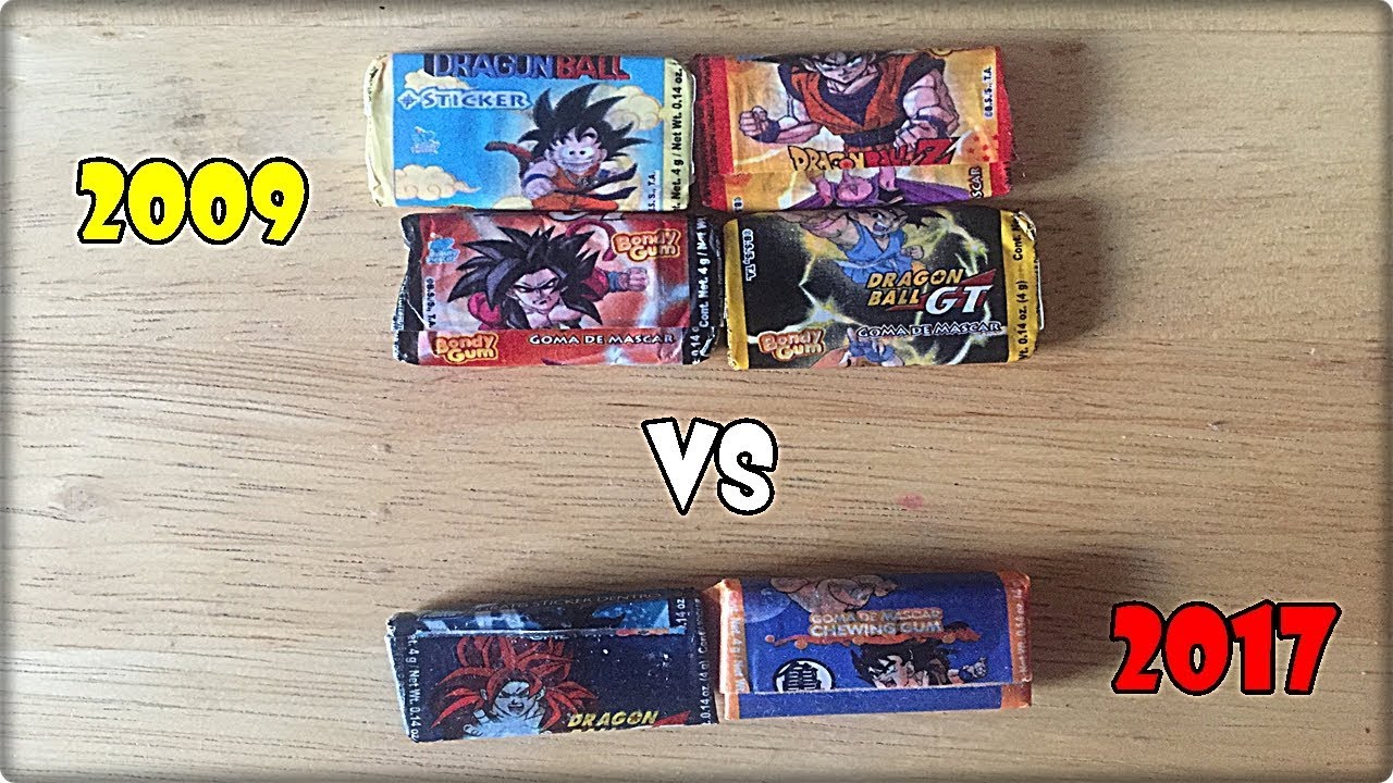 ¡Así eran los chicles de Dragon Ball hace 10 años en México! - YouTube