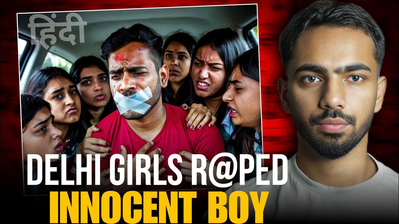 DELHI'S HELPLESS MAN CAUGHT BY 5 GIRLS ! - YouTube