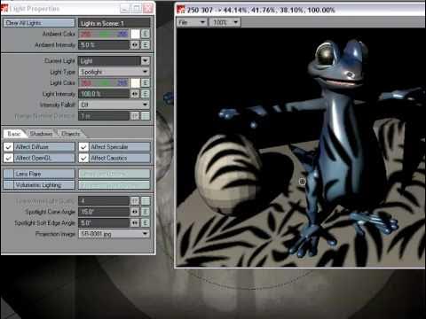 Gobo Tutorial in NewTek's LightWave 3D - YouTube