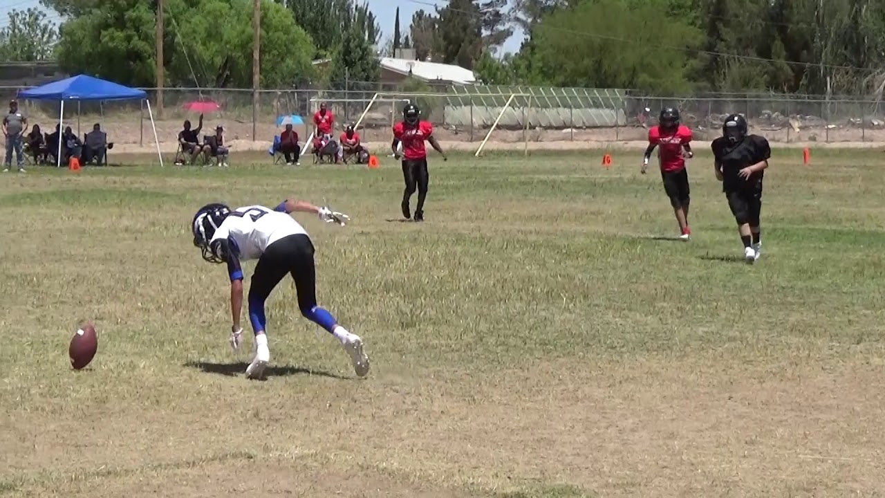 12U Broncos vs Wolfpack Football Game Spring 2019 - YouTube