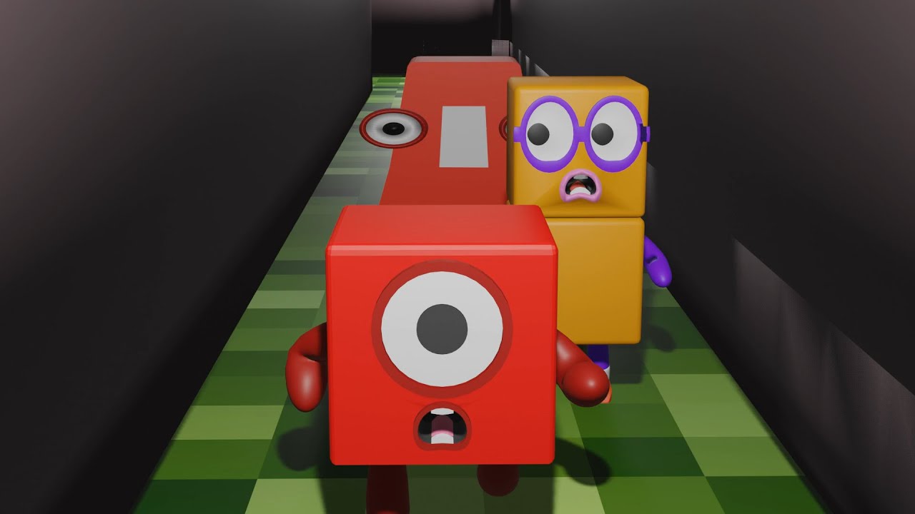 [ANIMATIONS STORY] Numberblocks run from Alphabet Lore - YouTube