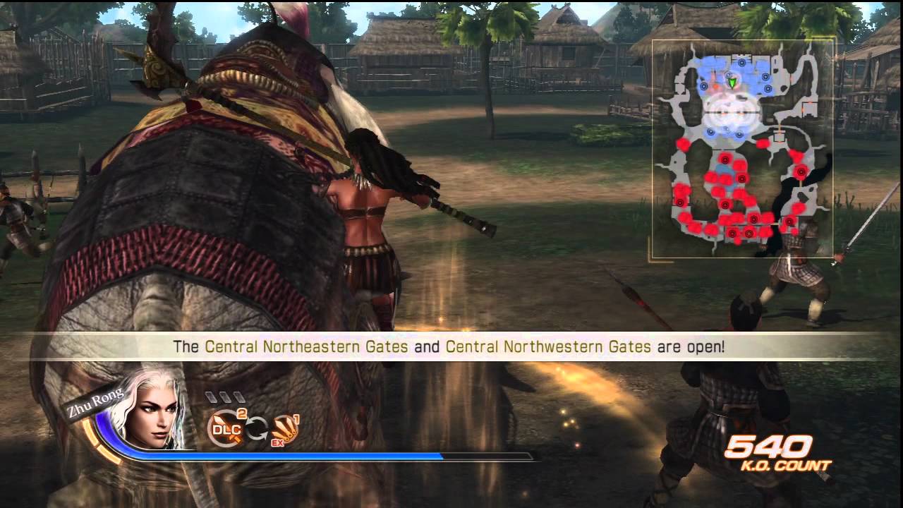 DLC Battle Repel Zhuge Liang (1) - Zhu Rong Outfits Conquest Mode ...