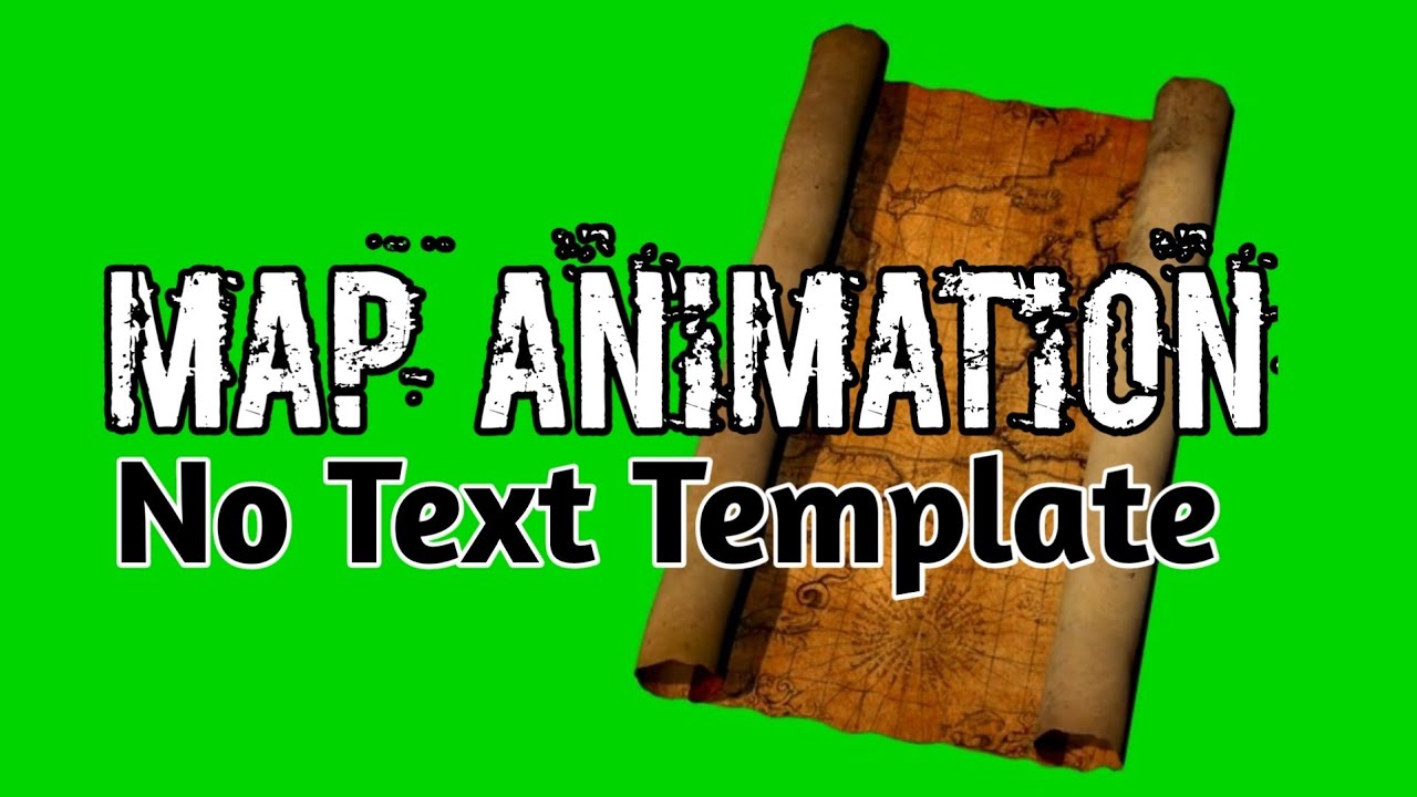 Best Green Screen Map Animation Video No Text Template | Motion Ghrapic ...