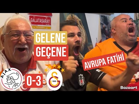 AVRUPA FATİHİ LİVERPOOL AJAX TANIMIYOR! GELENE GEÇENE ÇAKIYOR! AJAX 0-3 GALATASARAY #galatasaray 