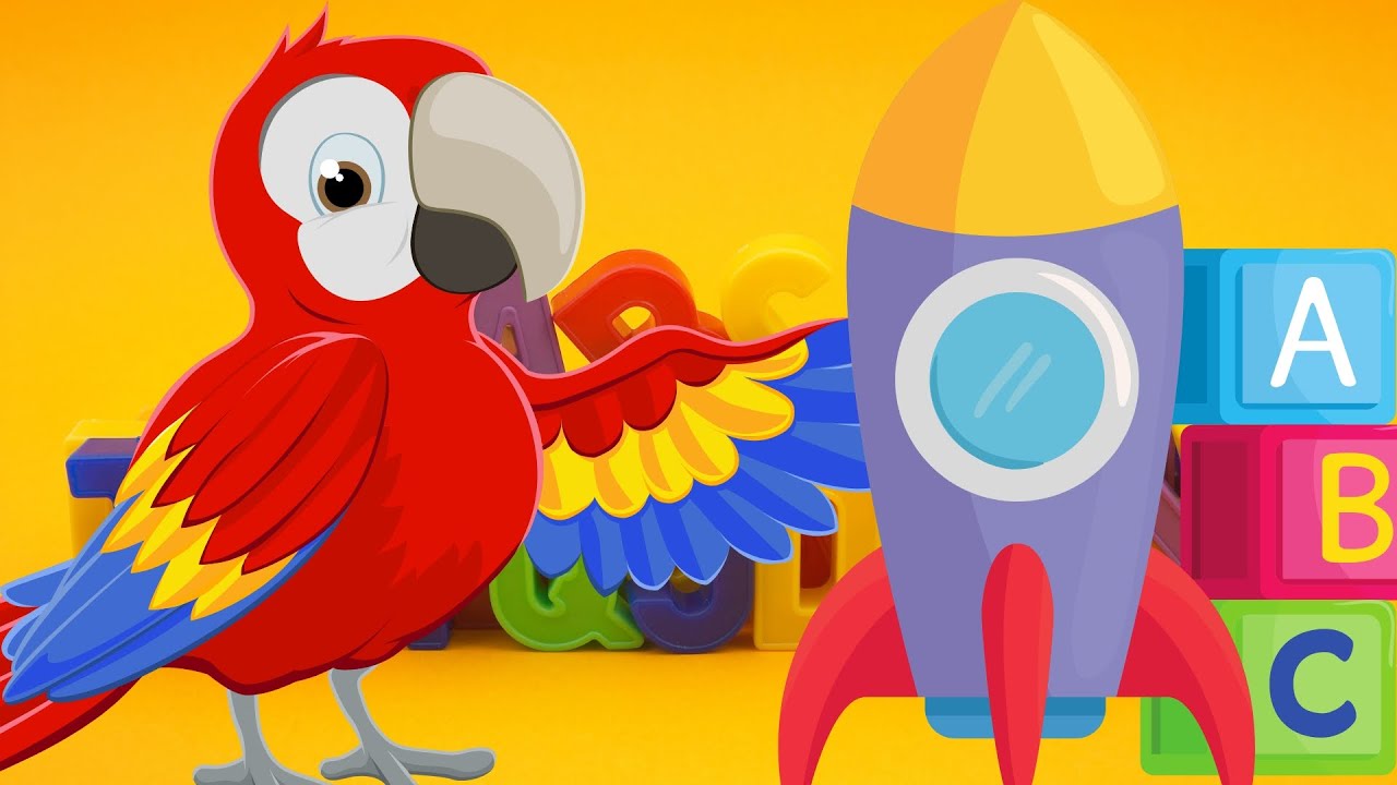 Aprende el Abecedario ️🦜 Aprendizaje para niños las letras 🔡 - YouTube