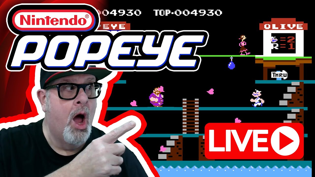 POPEYE NES Gameplay Brings Back RETRO BLISS! POPEYE Nostalgia on the ...