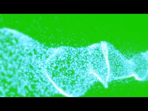 Abstract Particles Animation Green Screen Background 4K - YouTube
