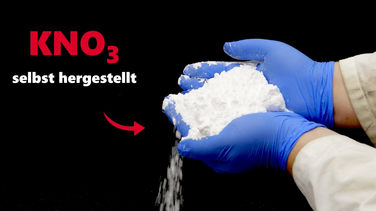 KALIUMNITRAT (Hauptbestandteil von SCHWARZPULVER) legal herstellen [𝟰𝗞 ...