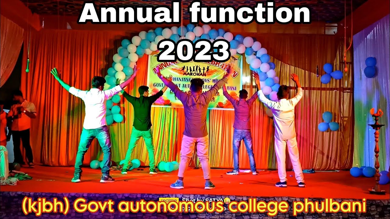 Govt autonomous college phulbani annualfunction(kjbh)#2023 🔥😎#lungi ...