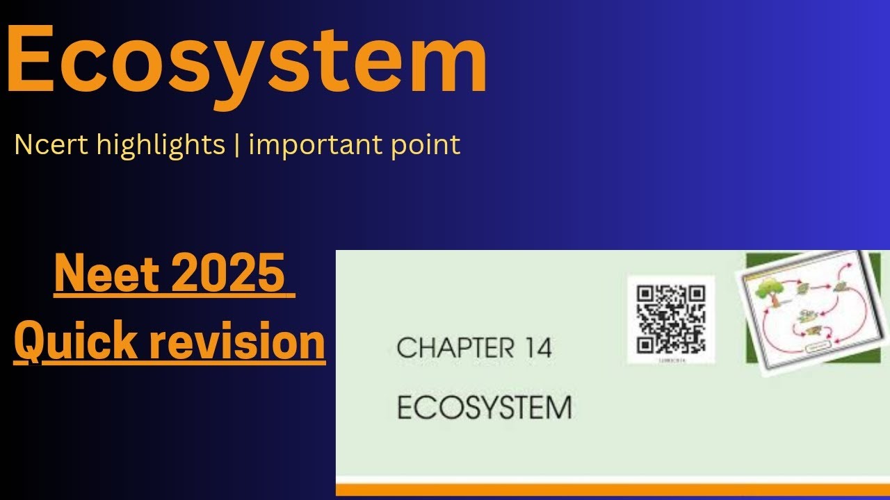Ecosystem for NEET | Complete Chapter in One Video | - YouTube