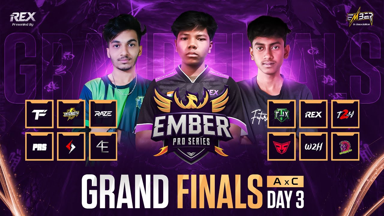 Ember Pro Series | Grand Finals DAY -3 | Free Fire MAX ‪@ROCKYRDX ...