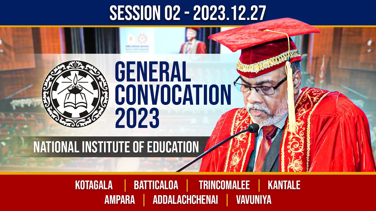 General Convocation 2023 | National Institute of Education | 2023.12.27 ...