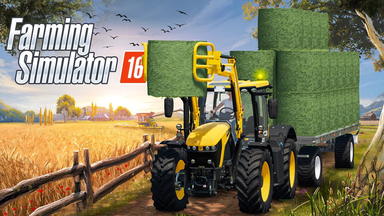 Bale Making With JCB Fastrac Tractor In Fs16 | Fs16 Multiplayer ...