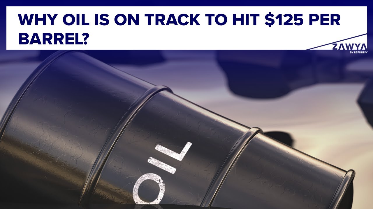 Why oil is on track to hit $125 per barrel - YouTube