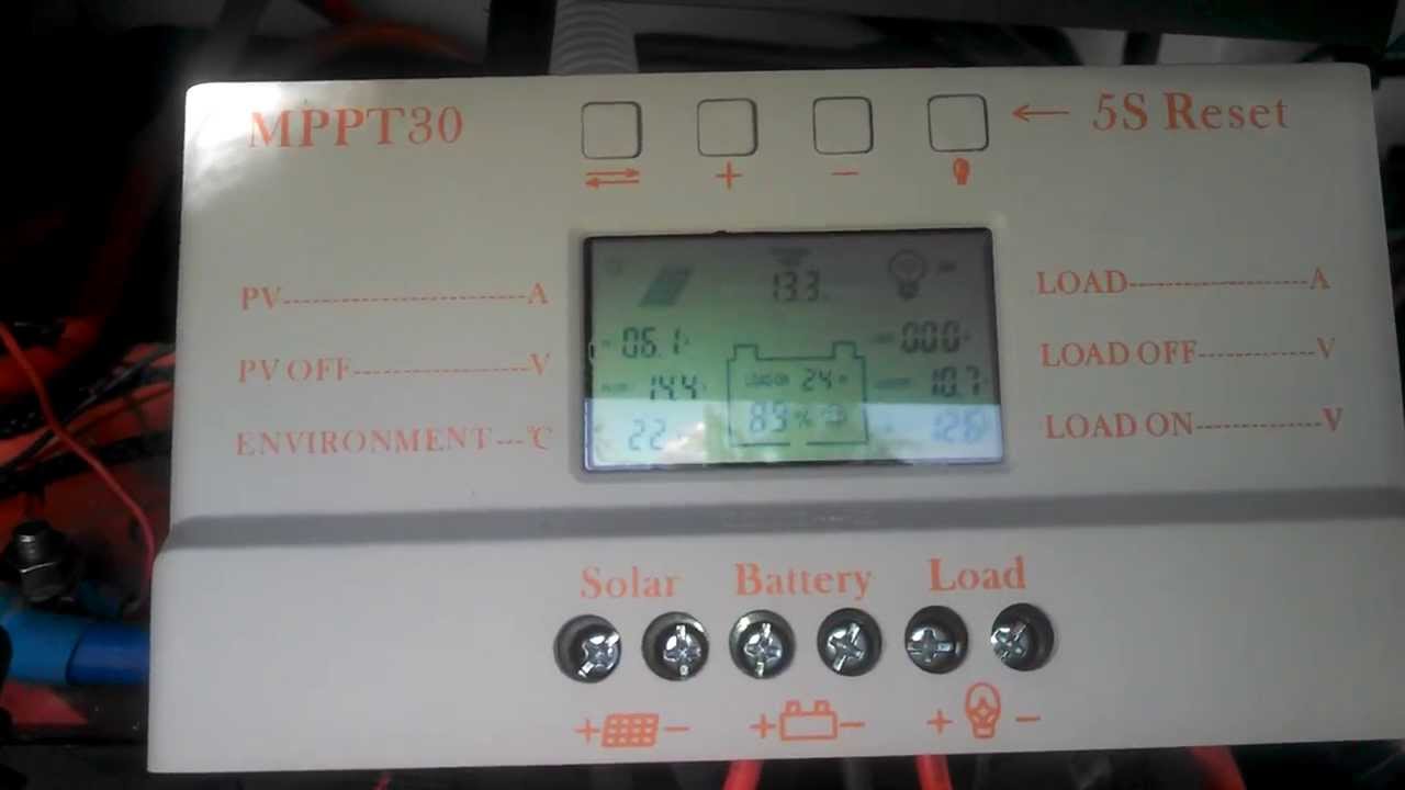 Fake Ebay 30 amp MPPT solar charge controller regulator with LCD screen ...