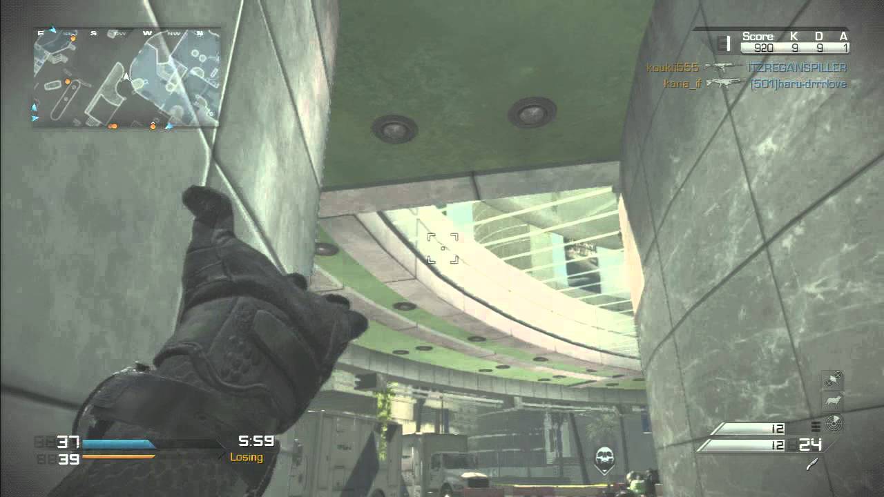 Call Of Duty Ghosts: Throwing Knife Dog Kill - YouTube