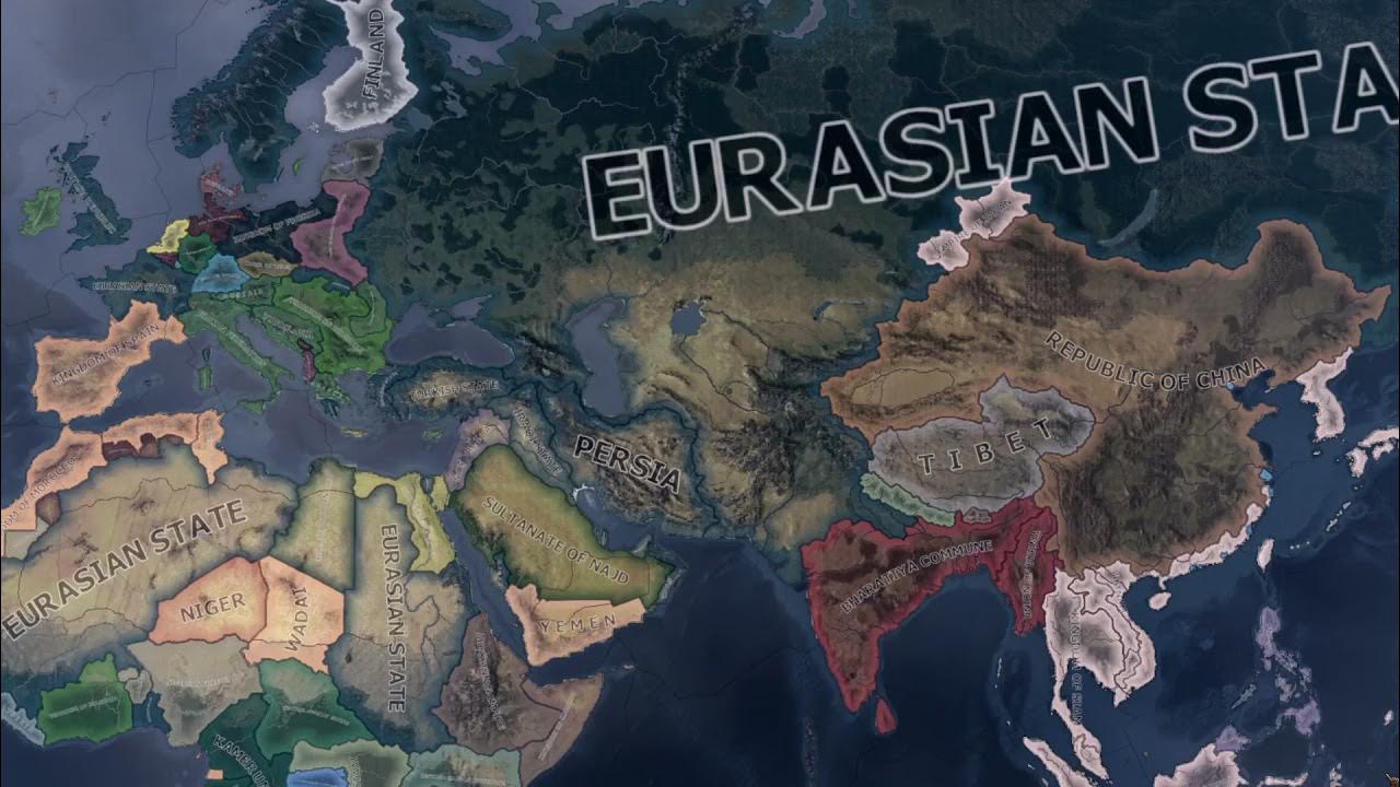 Hoi4 Kaiserredux Timelapse 1936-1950 - YouTube