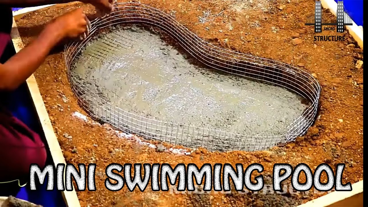 HOW TO MAKE MINI SWIMMING POOL - HOW TO BUILD REAL MINI SWIMMING POOL ...